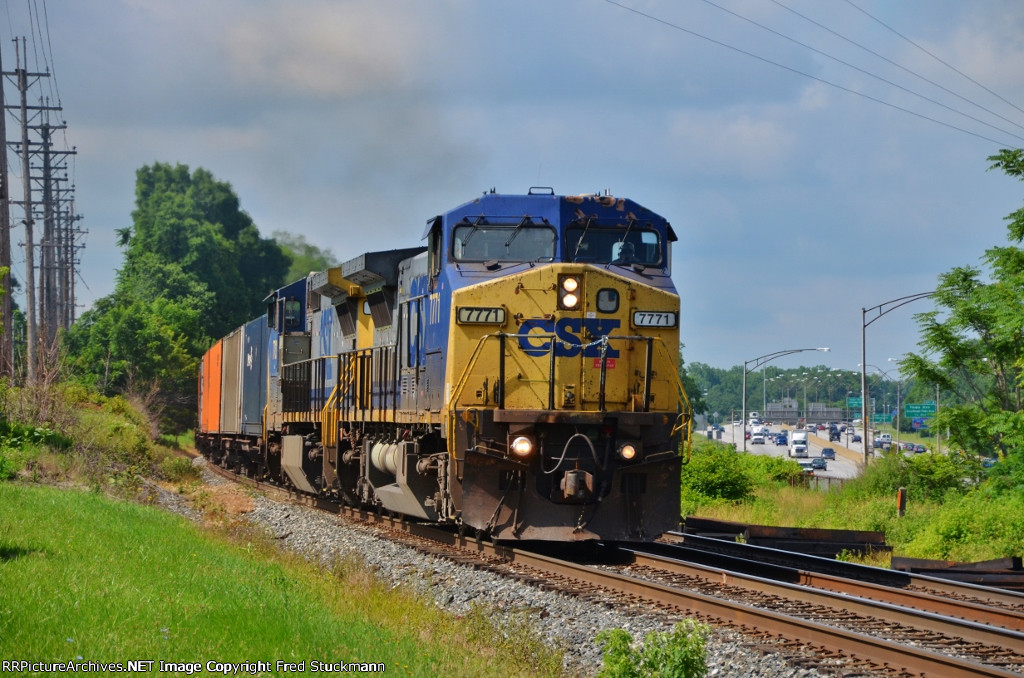 CSX 7771 takes on the highway competition.